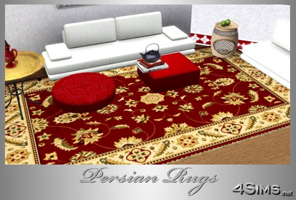 Persian Oriental Rugs set of 5 for Sims 3 - 4Sims