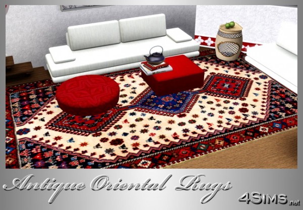 Oriental Antique Rugs, set of 6 for Sims 3 - 4Sims