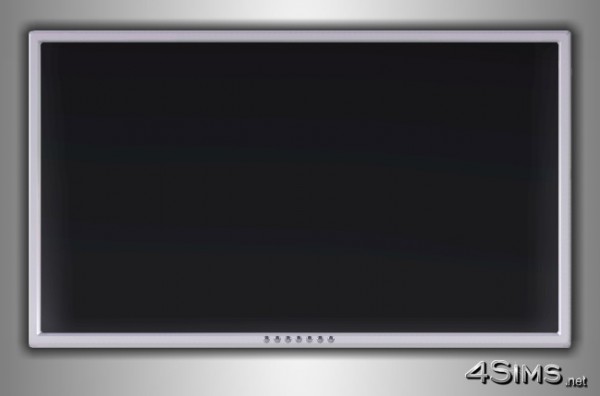 Performant plasma wall TV for Sims 3 - 4Sims