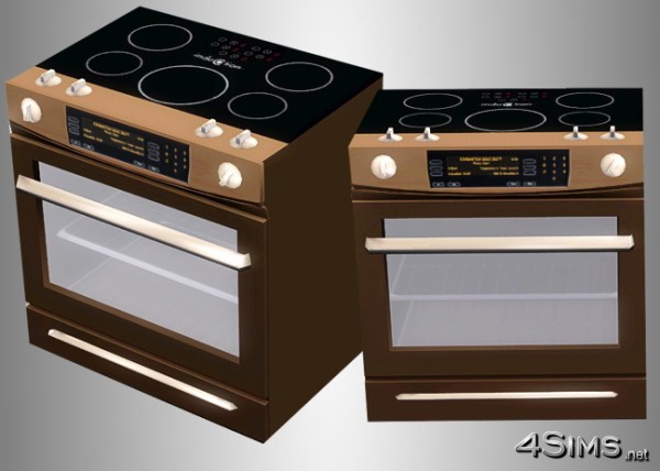Ultra modern ceramic stove for Sims 3 - 4Sims