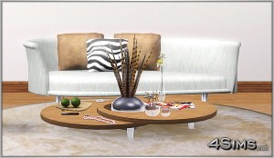 2 Round coffee tables for Sims 3 - 4Sims