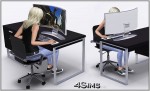 Curved monitor PC, ultimate gaming display and technology - 4 Sims