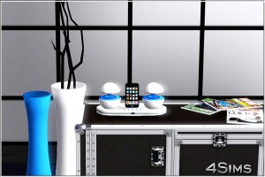 Futuristic iPod Docking Station for Sims 3 - 4Sims
