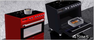 Electric range cooker for Sims 3 - 4Sims